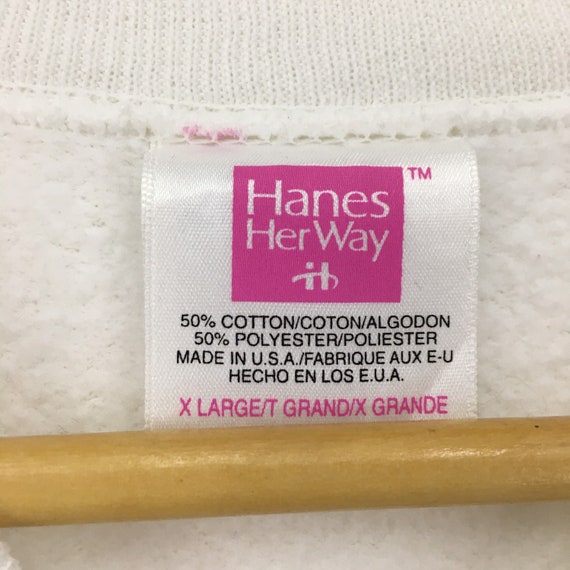 Rare! 90s Hanes USA Tags Plain Vintage Crewneck Sweat… - Gem