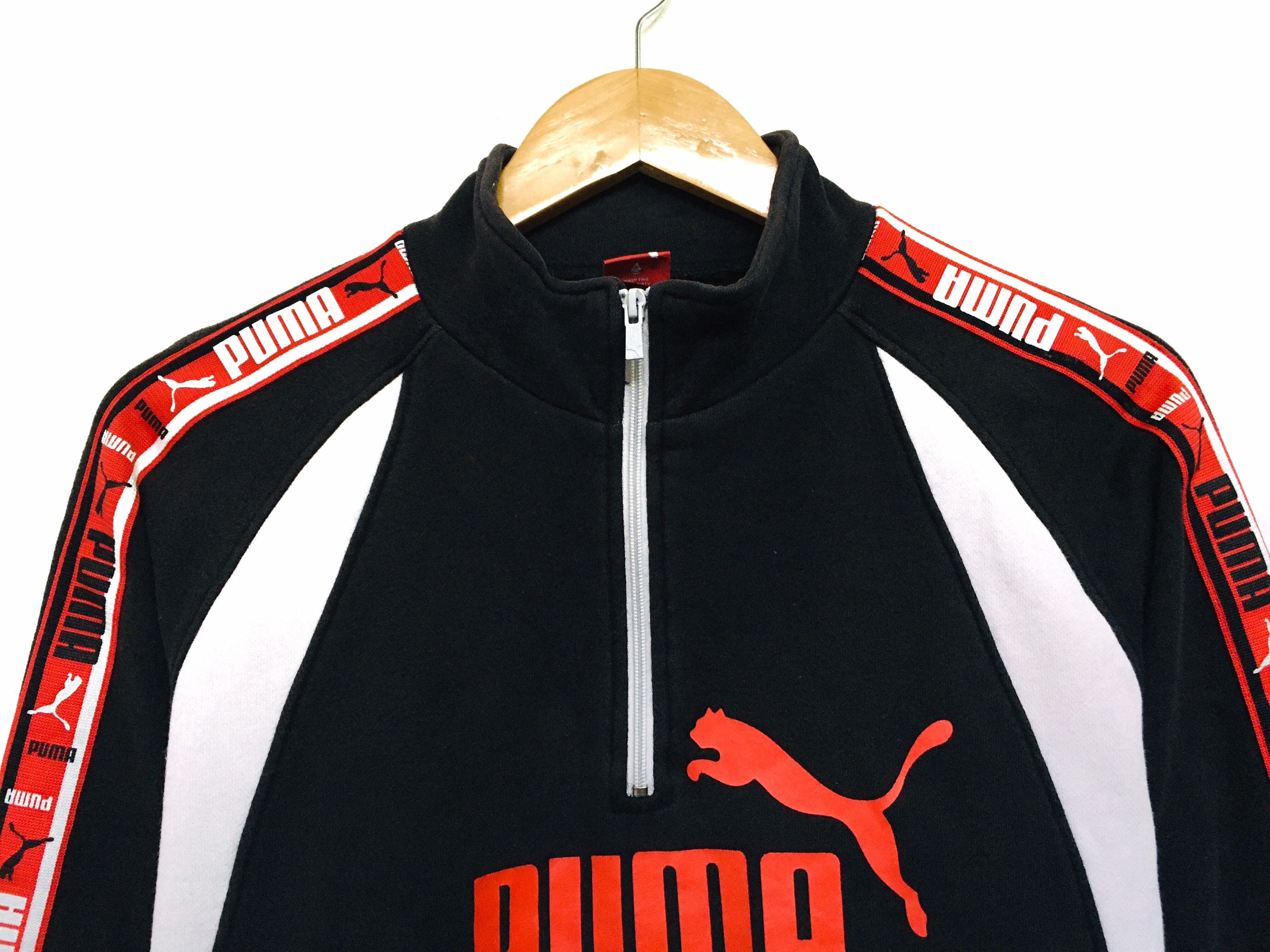 Rare Puma Big Logo Embroidery Spellout Crewneck Sweatshirt - Etsy