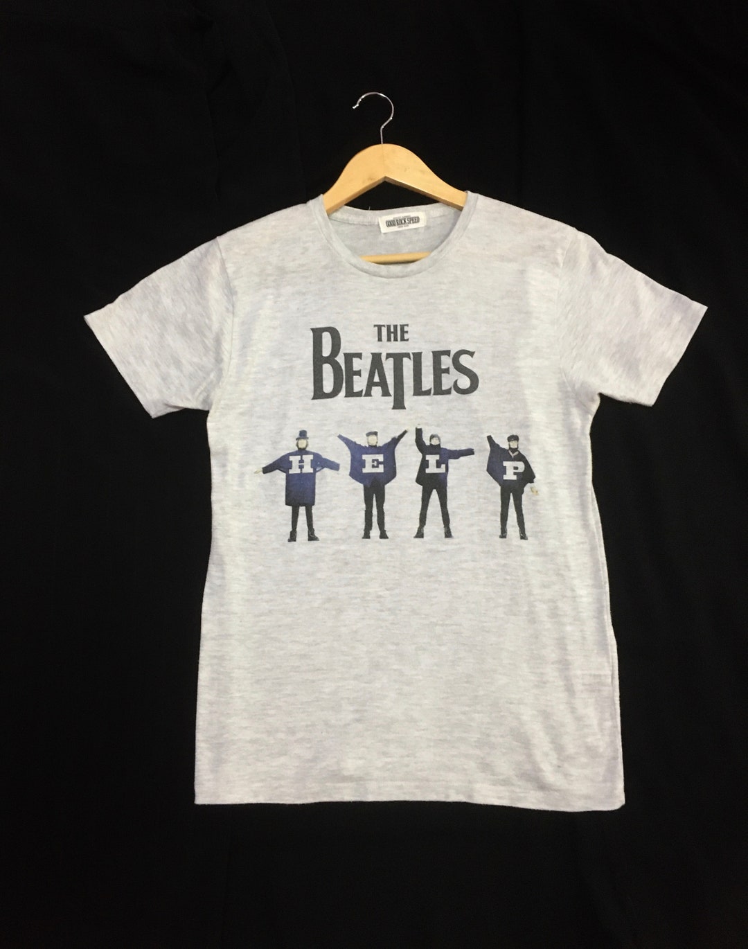 Rare! the Beatles Help Band Tees Tour Tees Vintage T Shirt Band Uk Band ...