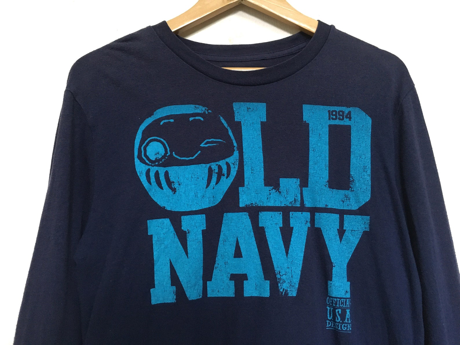 Rare Old Navy Official USA Design Big Logo Spellout Vintage - Etsy