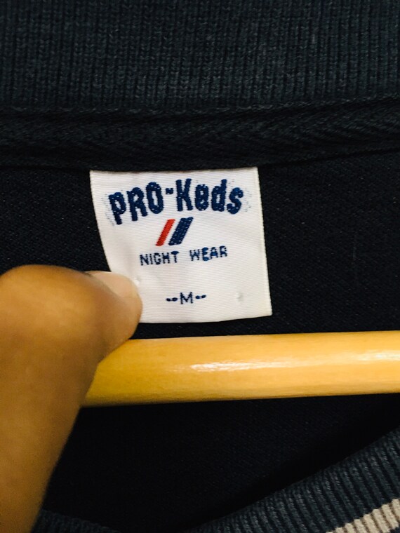 Rare! Pro keds Athletic Small Logo Striped Embroidery… - Gem