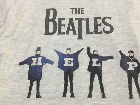 Rare! The Beatles Help Band Tees Tour Tees Vintage T … - Gem