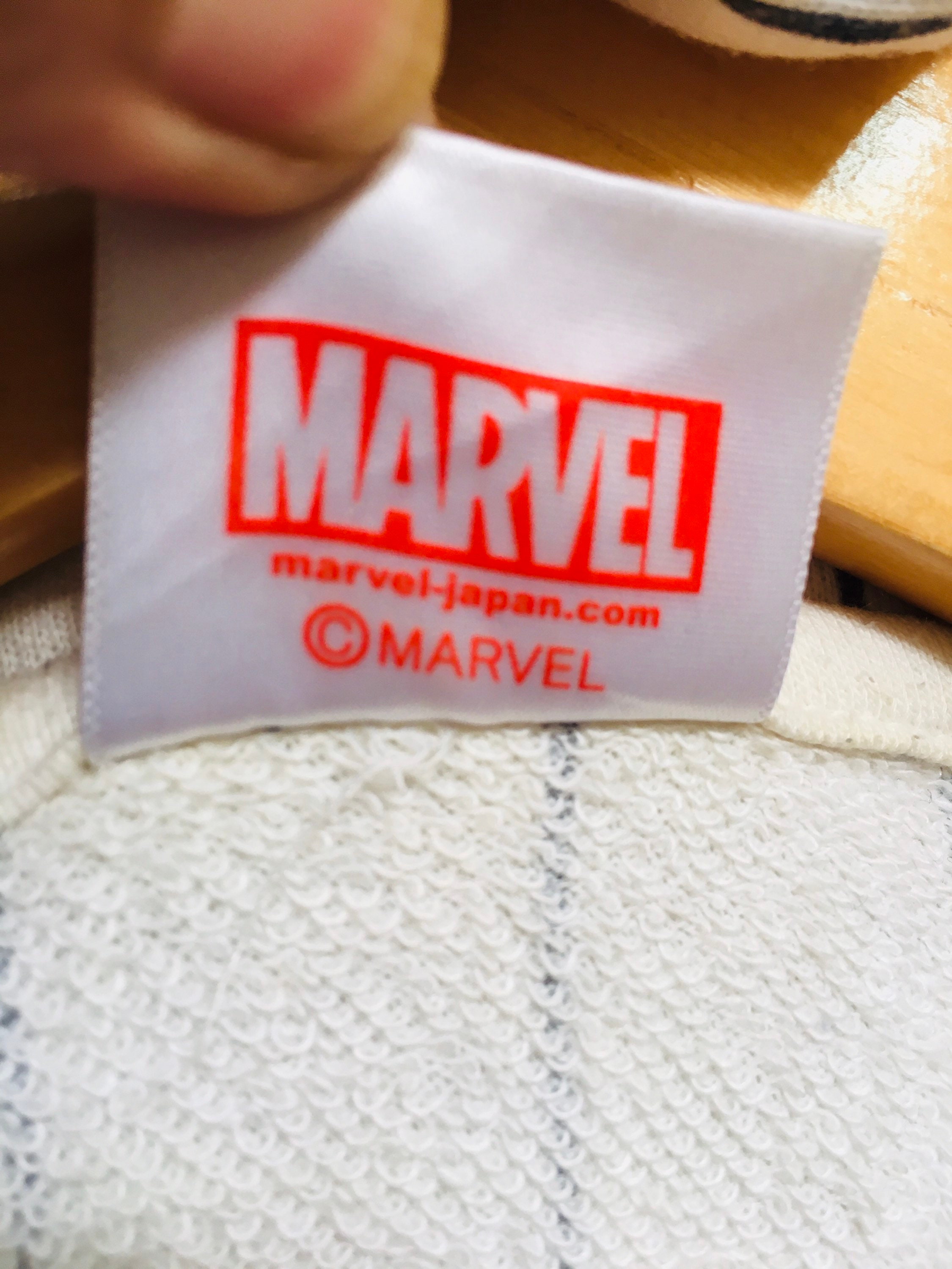 Rare! Marvel Striped Japan Big Logo Spellout Cartoon Anime Movie ...