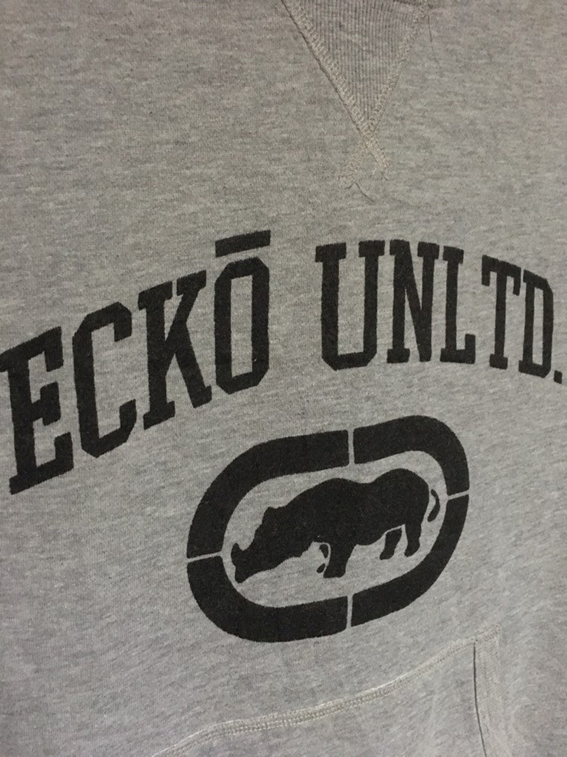 Vintage Ecko Unltd Big Print Logo Spell Out Pullover Crewneck Sweatshirt Jumper Hoodies Size ...