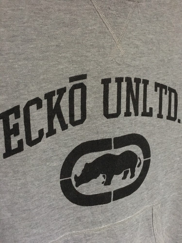 Vintage Ecko Unltd Big Print Logo Spell Out Pullover Crewneck Sweatshirt Jumper Hoodies Size ...