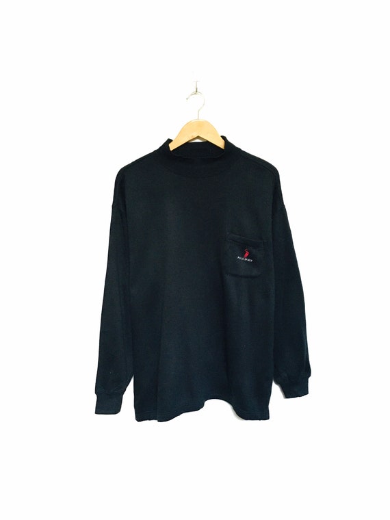 Rare! Polo Spirit Small Logo Embroidery Spellout Crew… - Gem
