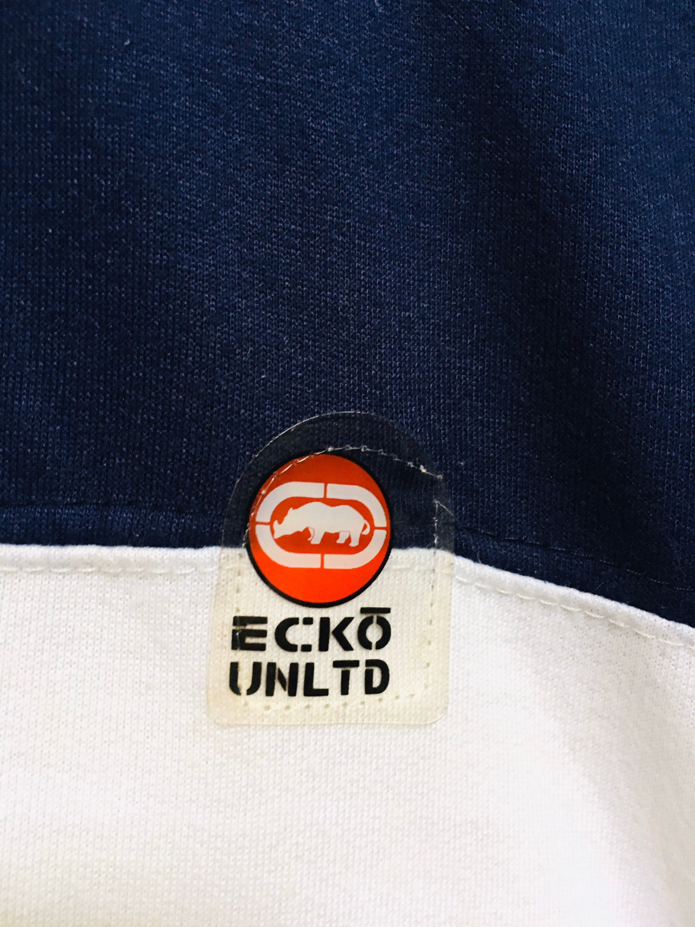 Rare Ecko Unltd Small Logo Collar Button up Vintage Polos Tee T Shirt Crewneck Sweatshirt Jumper ...