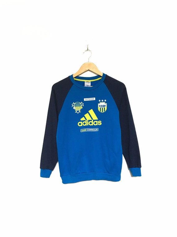 Rare Adidas Game Controller Outswing Big Logo Crewneck | Etsy