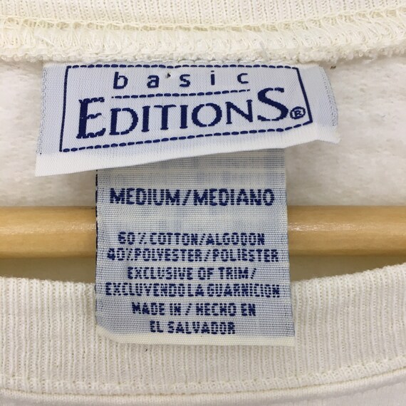 Rare! Basic Editions Christmas Big Logo Spellout Vint… - Gem