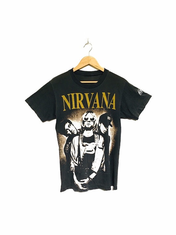 Rare! 90s Nirvana Vintage Kurt Cobain Grunge Rock Band Tee Rare! 90s Nirvana Vintage Kurt Cobain Grunge Rock Band Tee