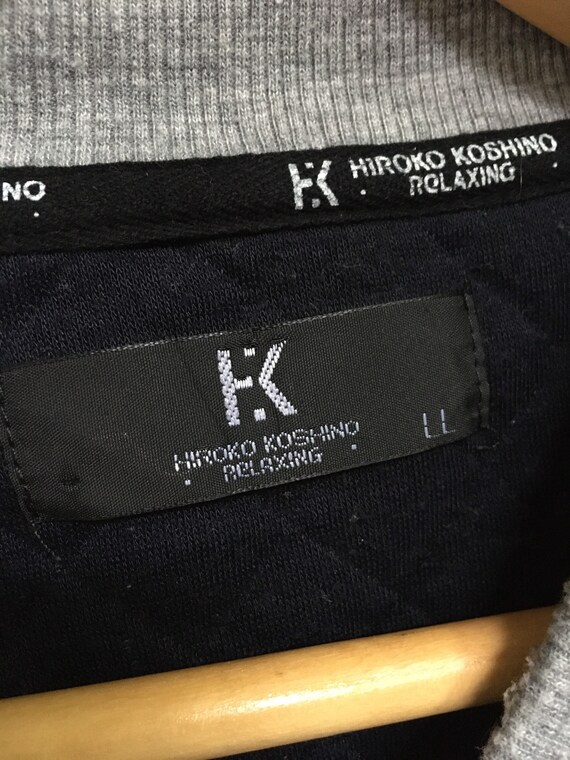 Rare! Hiroko Koshino Relaxing Pocket Hk Logo Embroide… - Gem