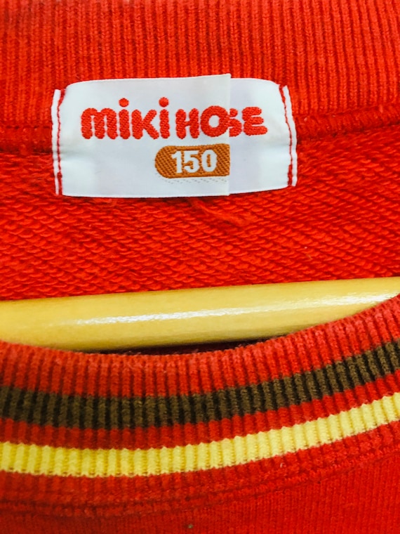 Rare! Miki House Big Logo Embroidery Spellout Multico… - Gem