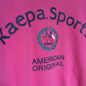 Vintage Rare Kaepa Sports Big Logo Embroidery Nice Colour Crewneck ...