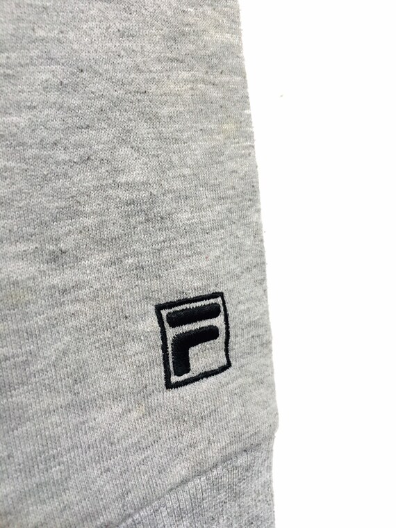 Rare! Fila Intimo Small Logo Embroidery Hoodies Crewn… - Gem