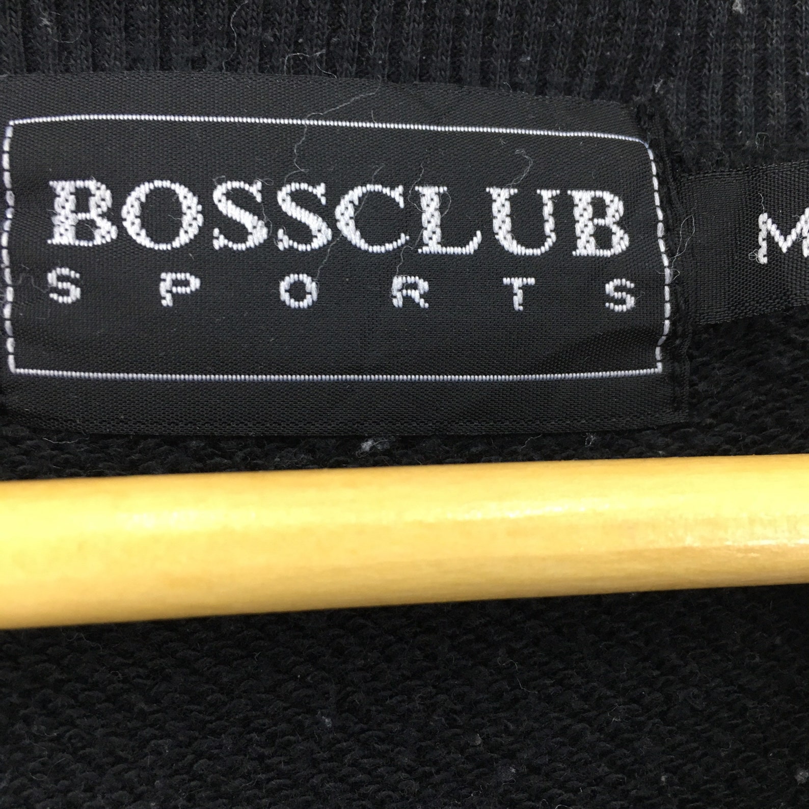 Rare! Boss Club Sports Big Logo Embroidery Spellout Vintage Crewneck ...