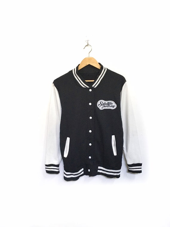 Rare! Satellite Portray Vintage Varsity Jacket Big Lo… - Gem