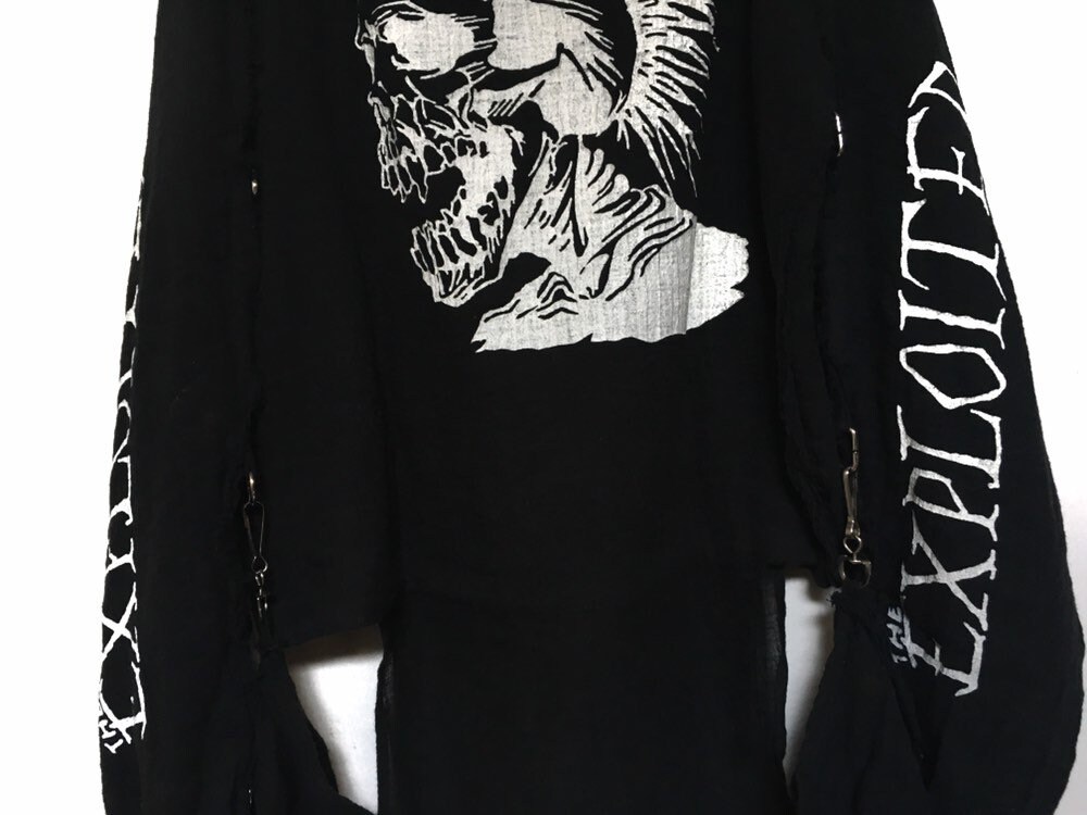 Rare Vintage the Exploited Punk Muslin Shirt Punk Gang Punk - Etsy