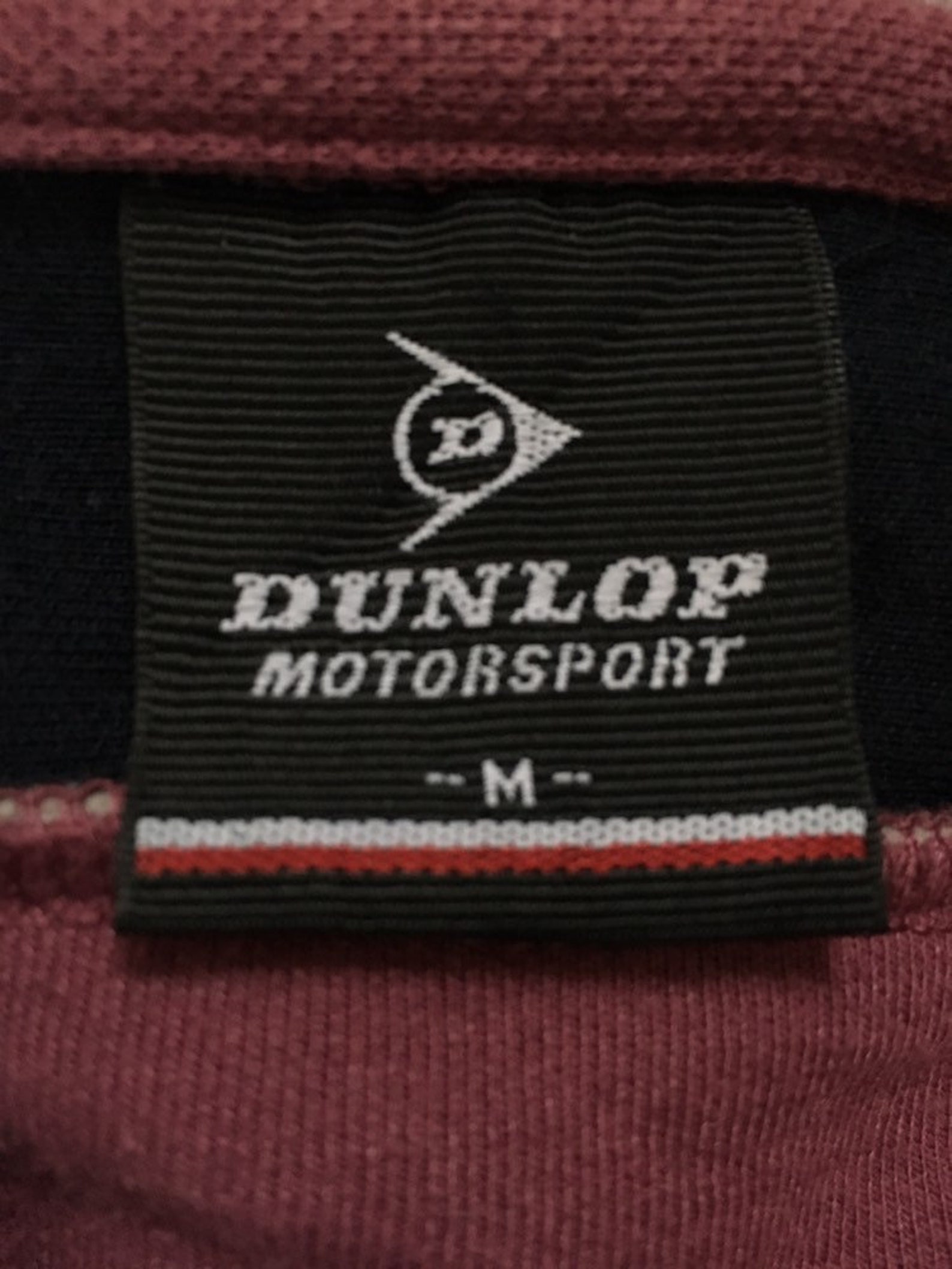 DUNLOP Motorsport Half Zip Big Logo Stickerei Sweatshirt mit ...