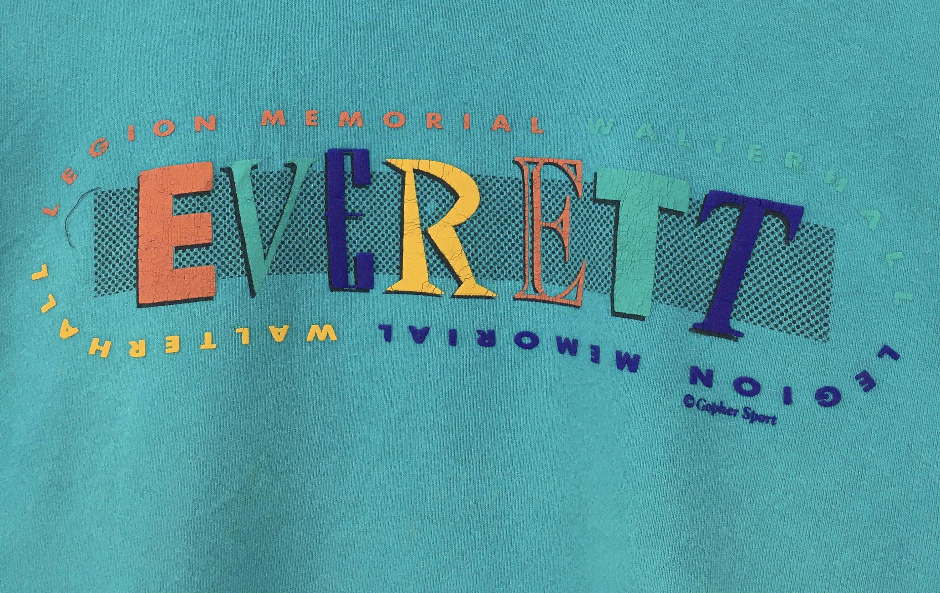 Rare Everett Memorial Gopher Sport Vintage 90s Big Logo - Etsy UK