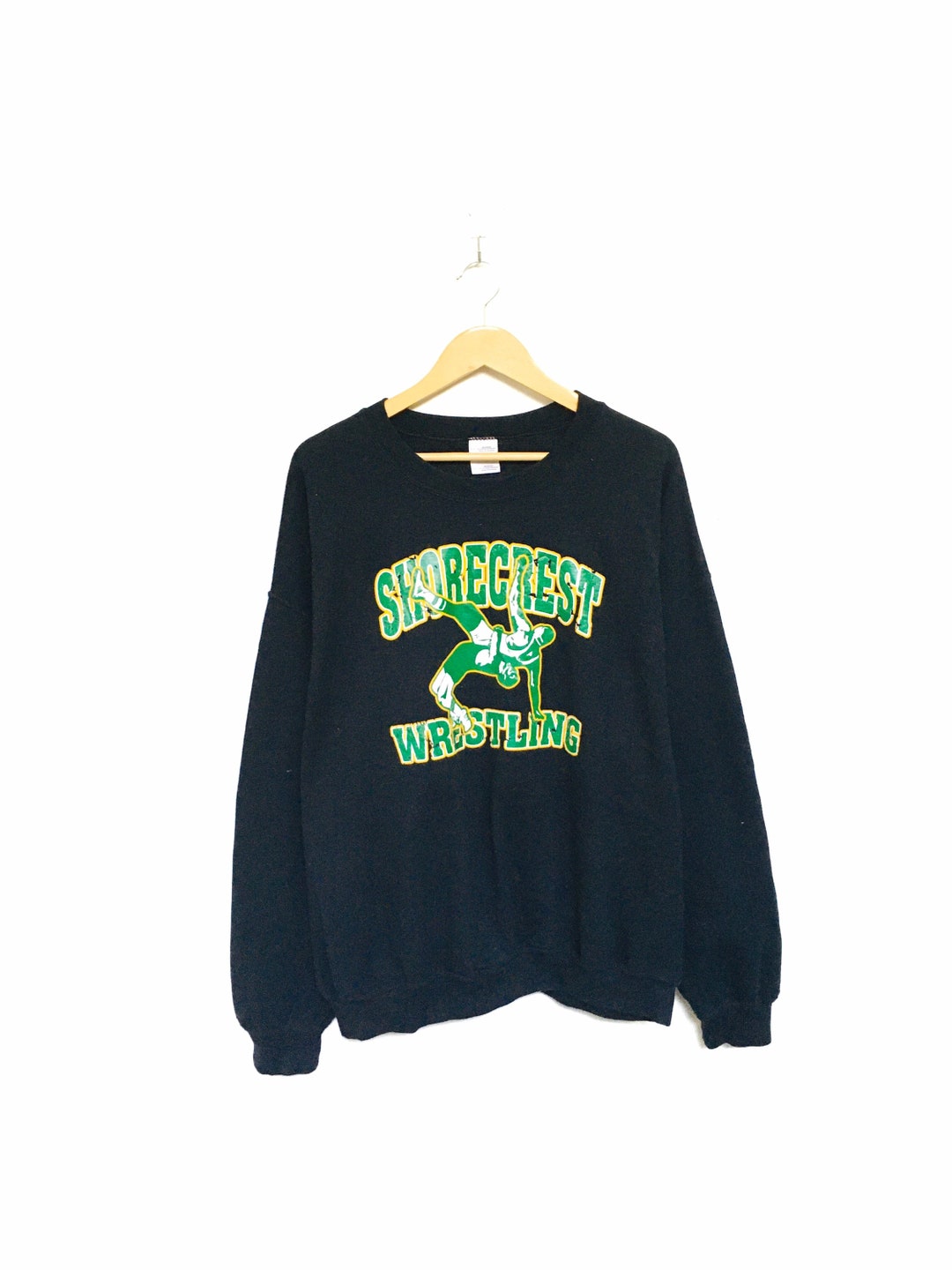 Rare! Shorecrest Wrestling Ortega Big Logo Embroidery Crewneck ...