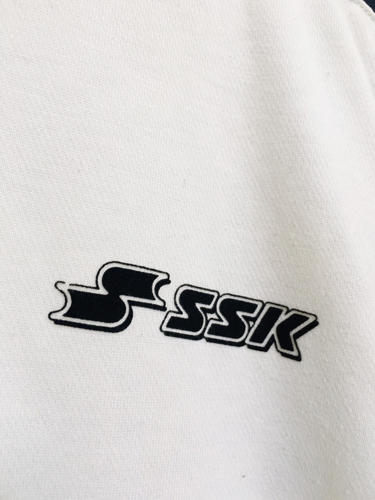 Rare! SSK Small Logo Baseball Spellout Made in Japan Vintage Crewneck ...