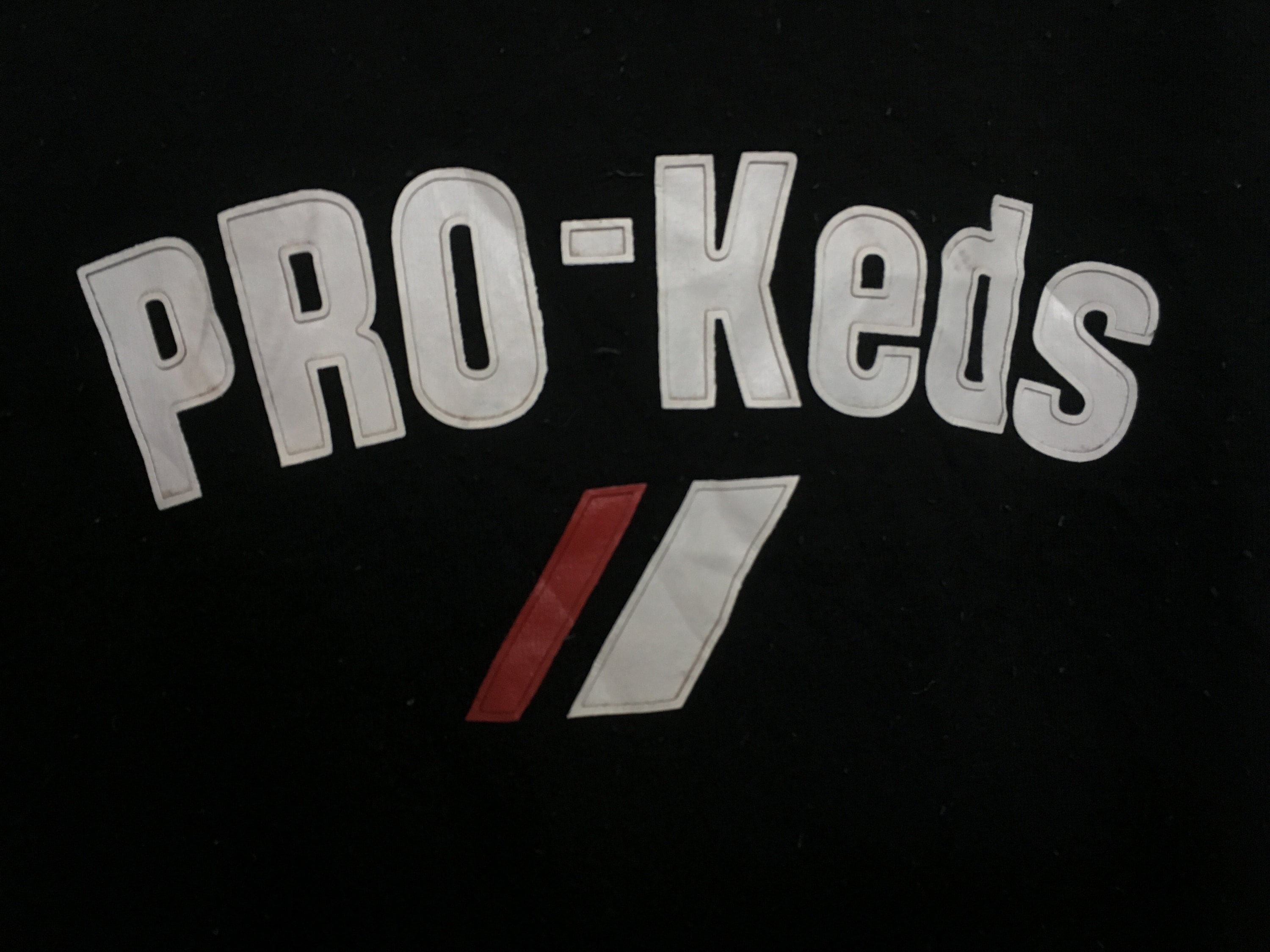 Rare! Vintage Pro Keds Big Logo Embroidery Crewneck Sweatshirt Hoodies ...