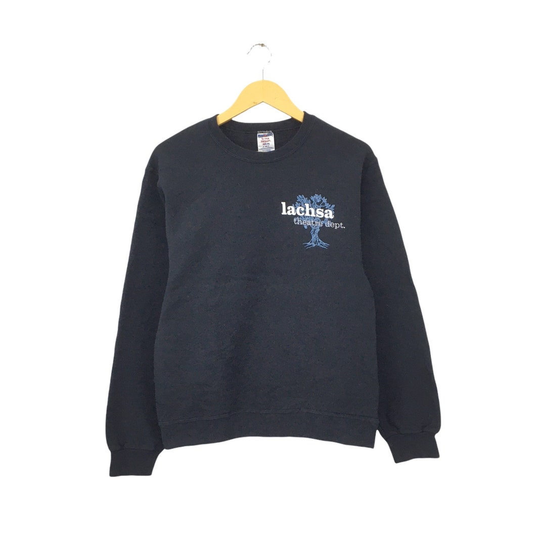 Rare! Lachsa Theatre Dept Class Big Logo Jerzees Crewneck Sweatshirt ...