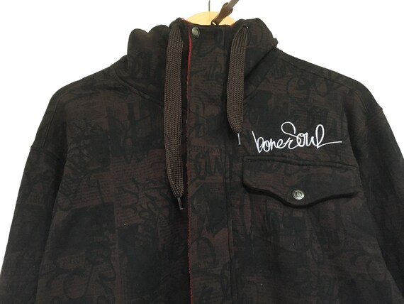 Rare! B One Soul Projects Full Print Logo Embroidery … - Gem