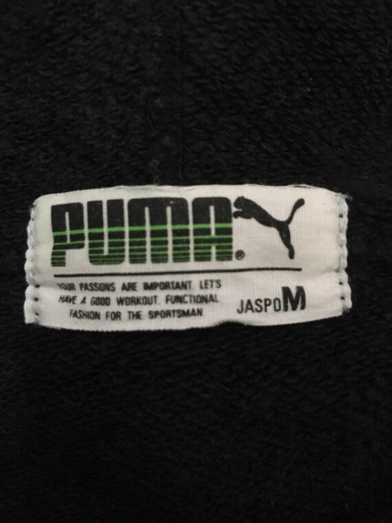 Rare! Vintage PUMA Jaspo Small Logo Embroidery Crewne… - Gem