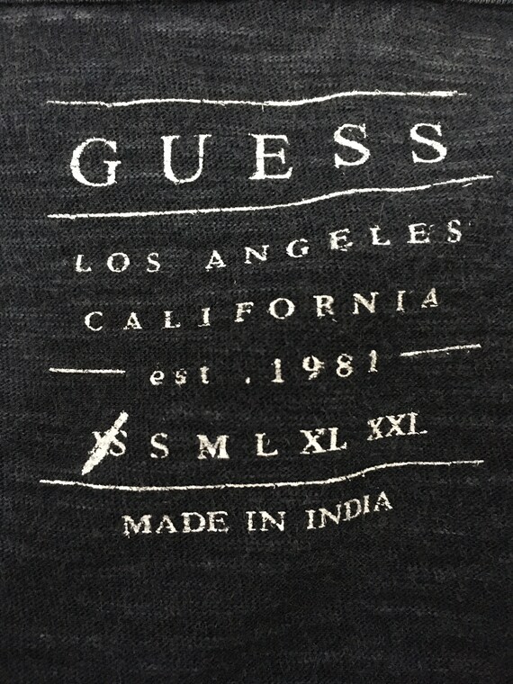 Rare! Guess Los Angeles California Big Logo Spellout … - Gem