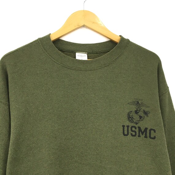 Rare! USMC U.S Marine Corps Big Logo Spellout Vintage… - Gem