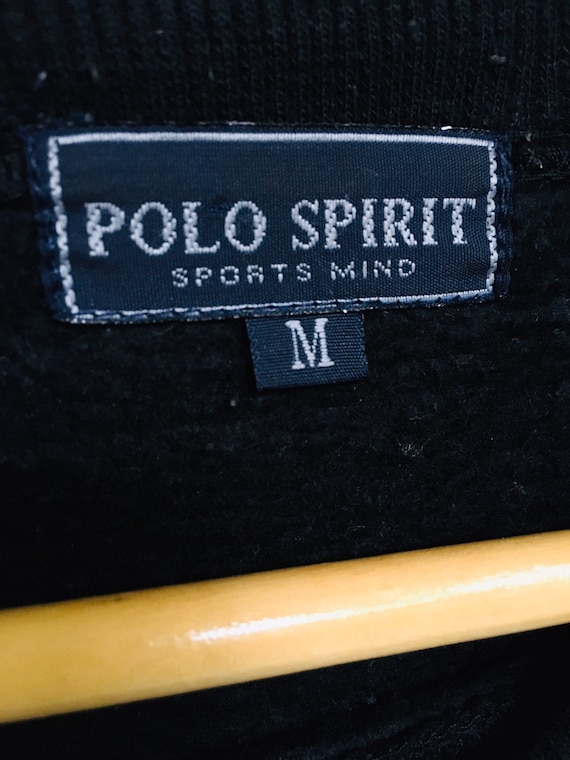 Rare! Polo Spirit Small Logo Embroidery Spellout Crew… - Gem