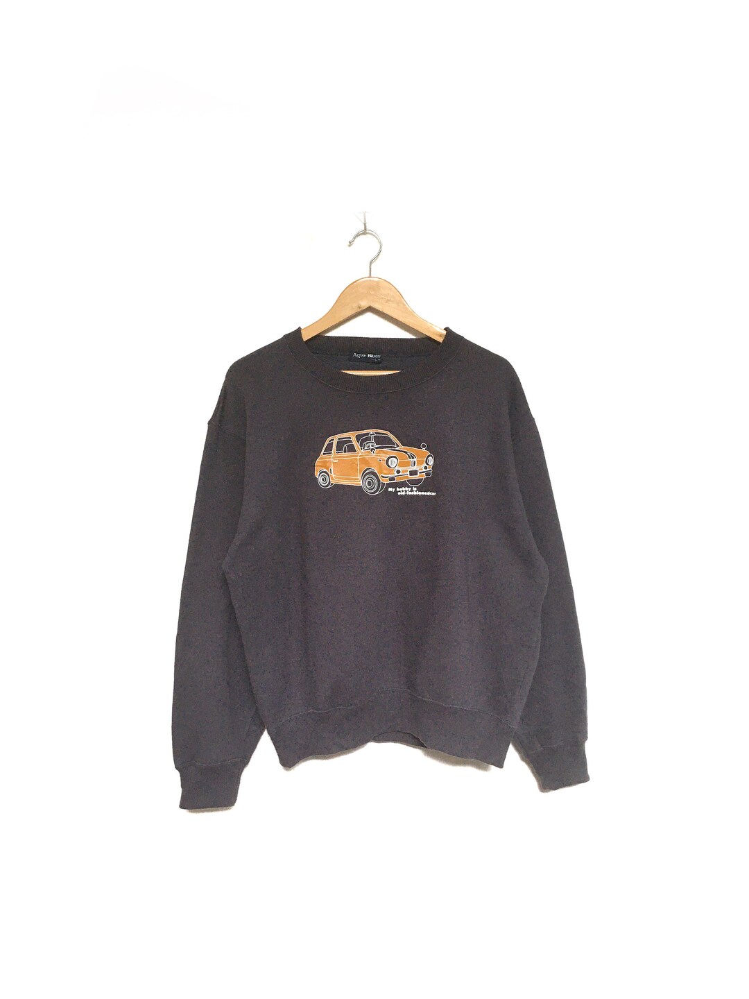 Rare Car My Hooby is Old Fashionedcar Big Logo Crewneck - Etsy