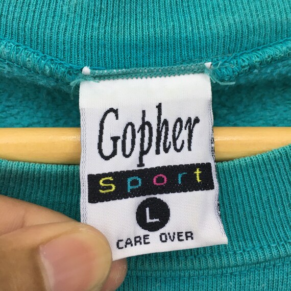 Rare! Everett Memorial Gopher Sport Vintage 90s Big L… - Gem