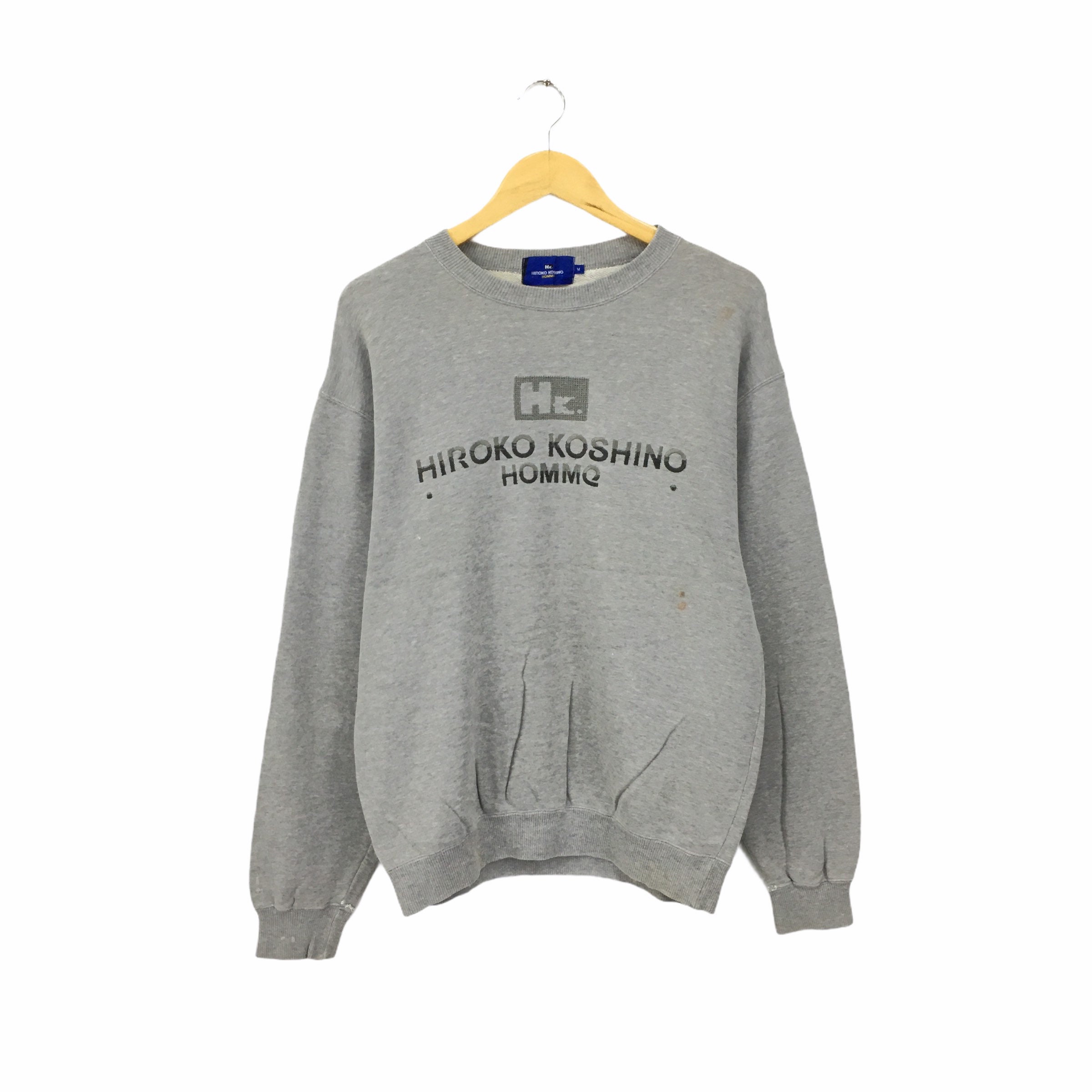 Rare! Hiroko Koshino Homme Hk Big Logo Embroidery Spellout Rare! Hiroko Koshino Homme Hk Big Logo Embroidery Spellout