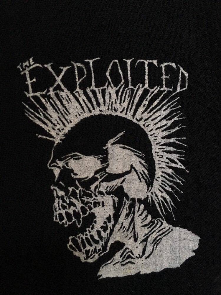 Rare Vintage the Exploited Punk Muslin Shirt Punk Gang Punk - Etsy