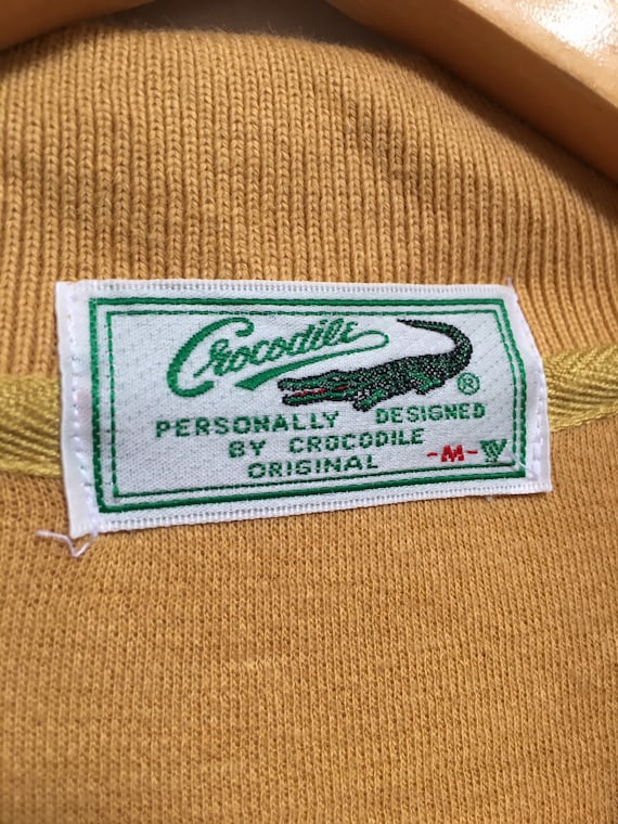 Rare! Crocodile Small Logo Embroidery Button Up Crewn… - Gem