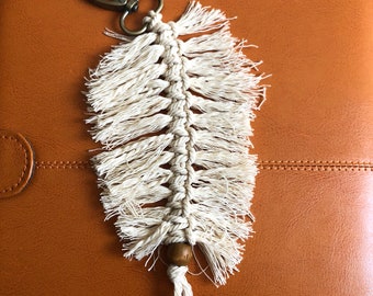 Macrame keychain | Etsy