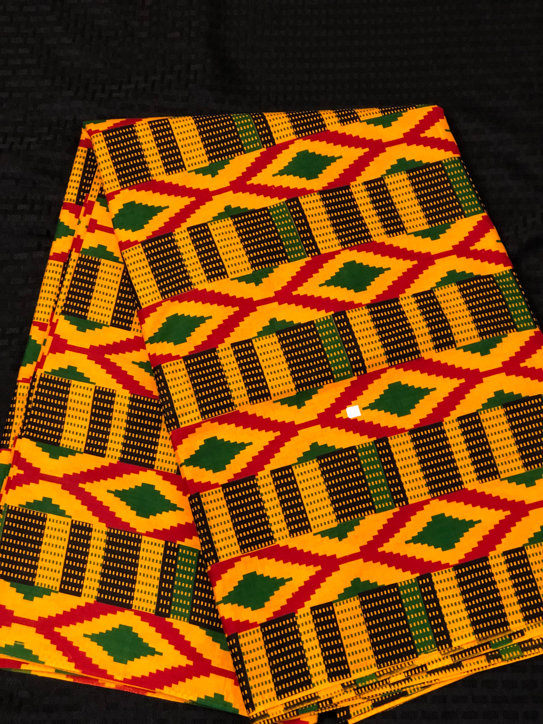 Home & Living Orange and Yellow Kente Coasters Drink & Barware Kitchen ...