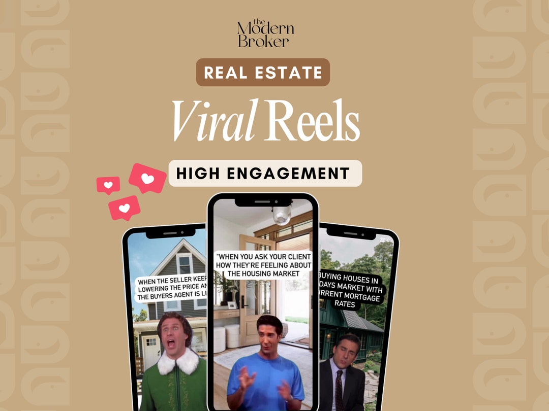 Viral Reels for Realtors | 10 Reels | Funny Real Estate Social Media ...