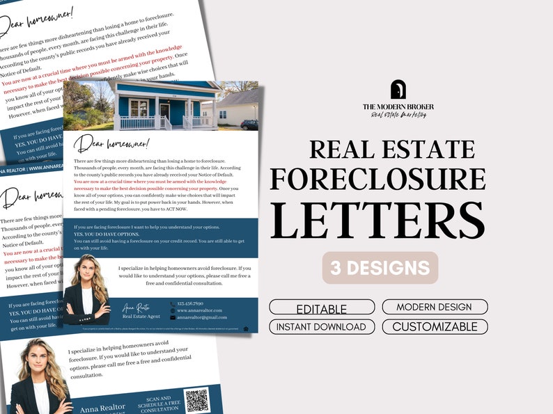 Foreclosure Letters | Pre-closure Handout | Pre-closure Letters Real ...