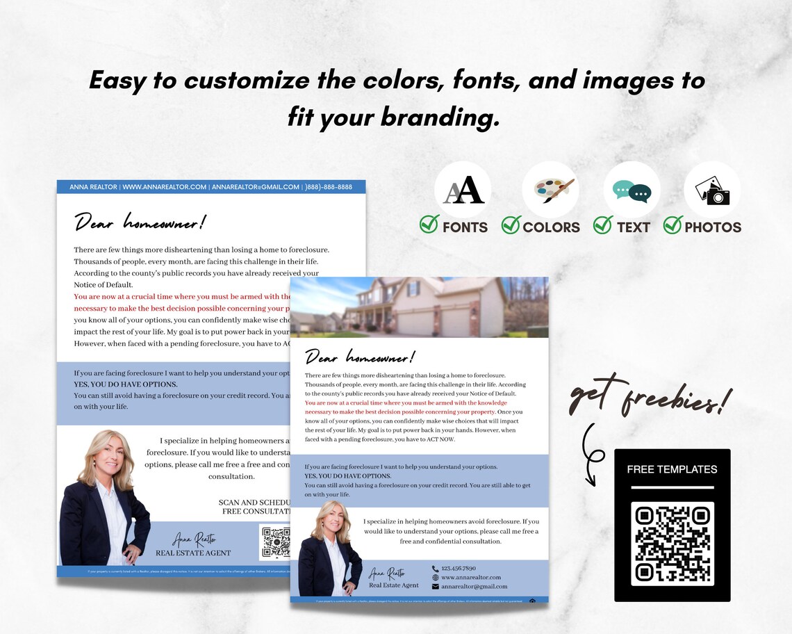 Foreclosure Letters Pre-closure Handout Pre-closure - Etsy