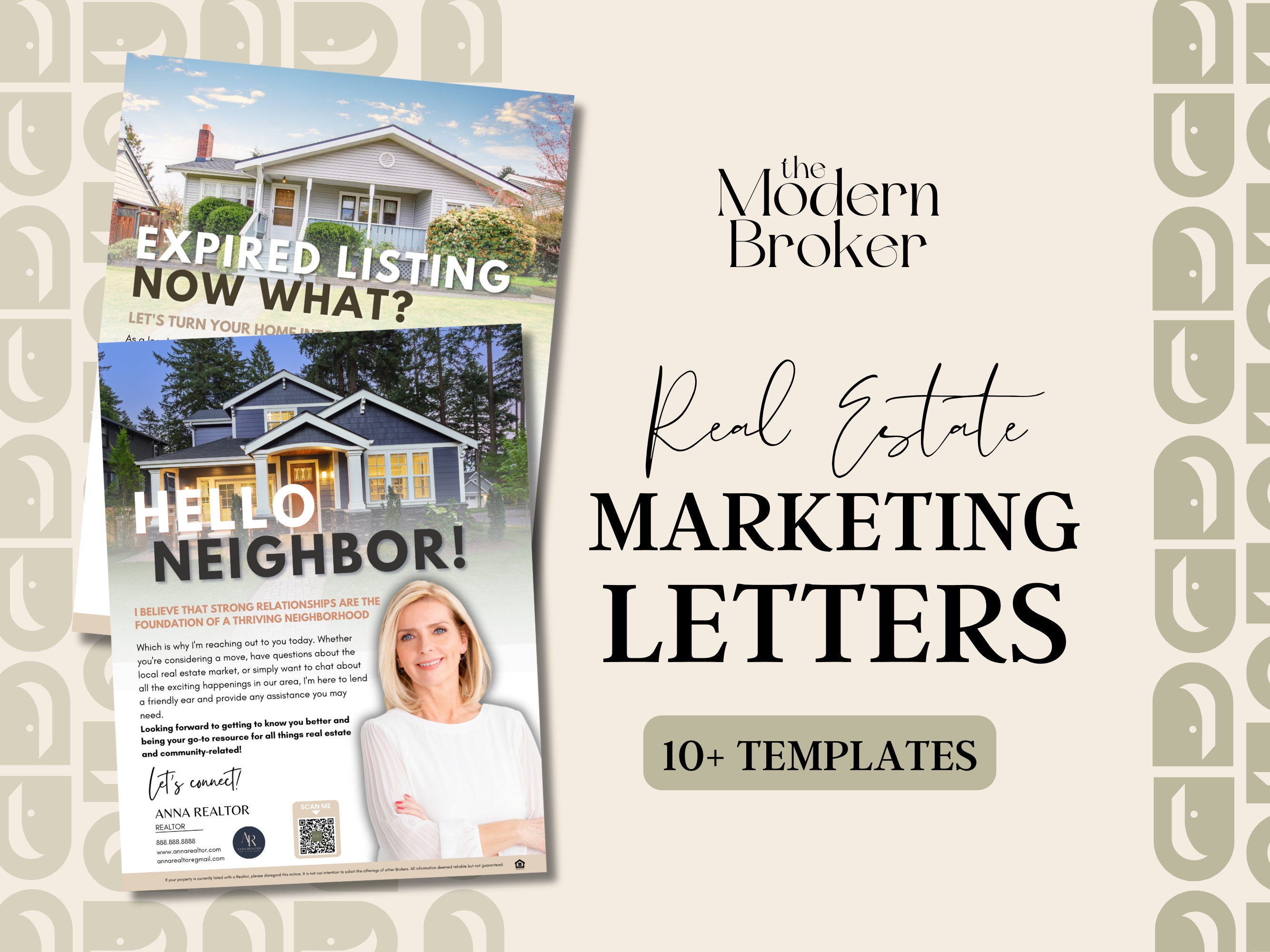 10 Real Estate Marketing Letters Template Bundle | Expired Listing,fsbo ...