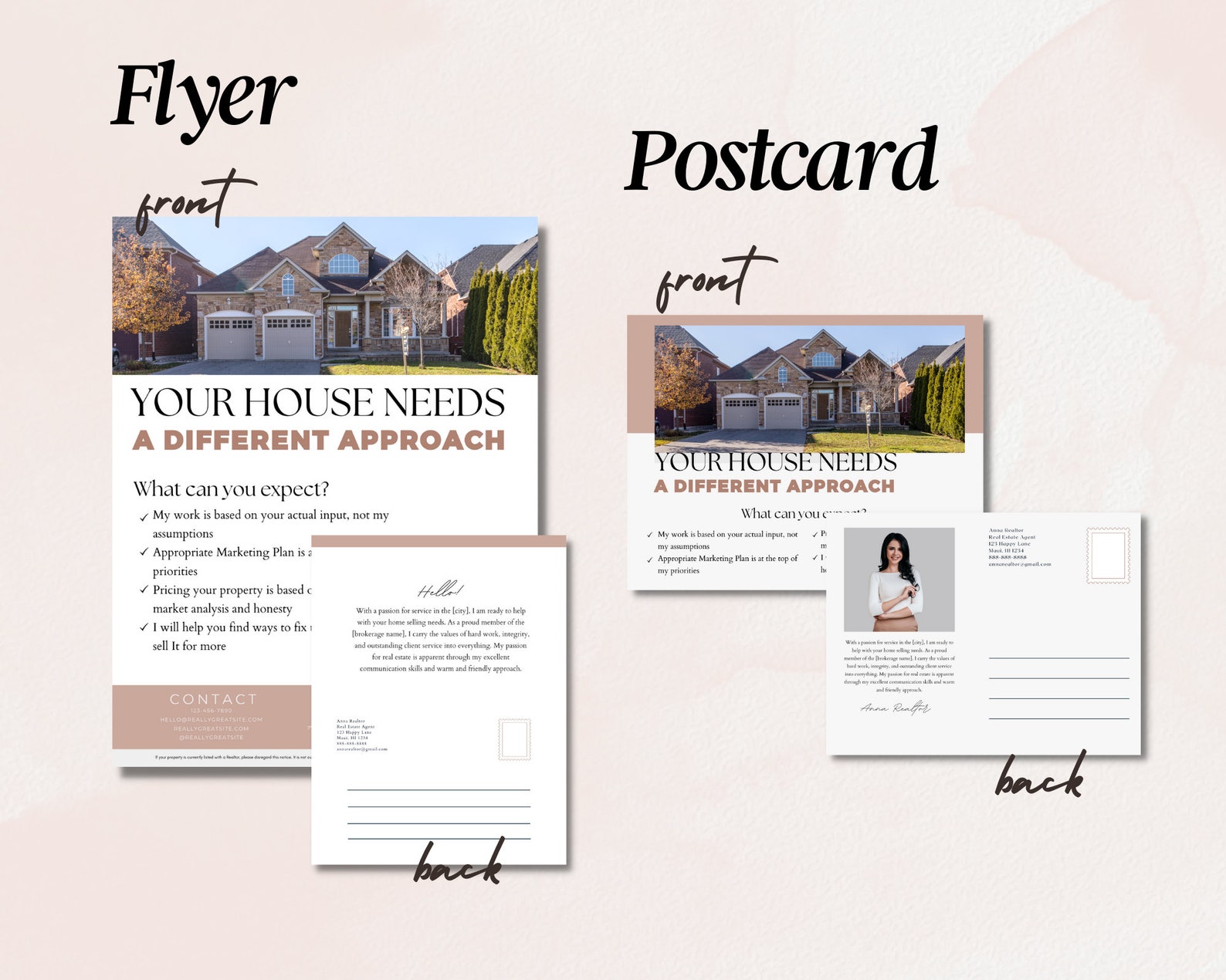 Expired Listing Flyer & Postcard | Expired Listing Handout| Real Estate ...