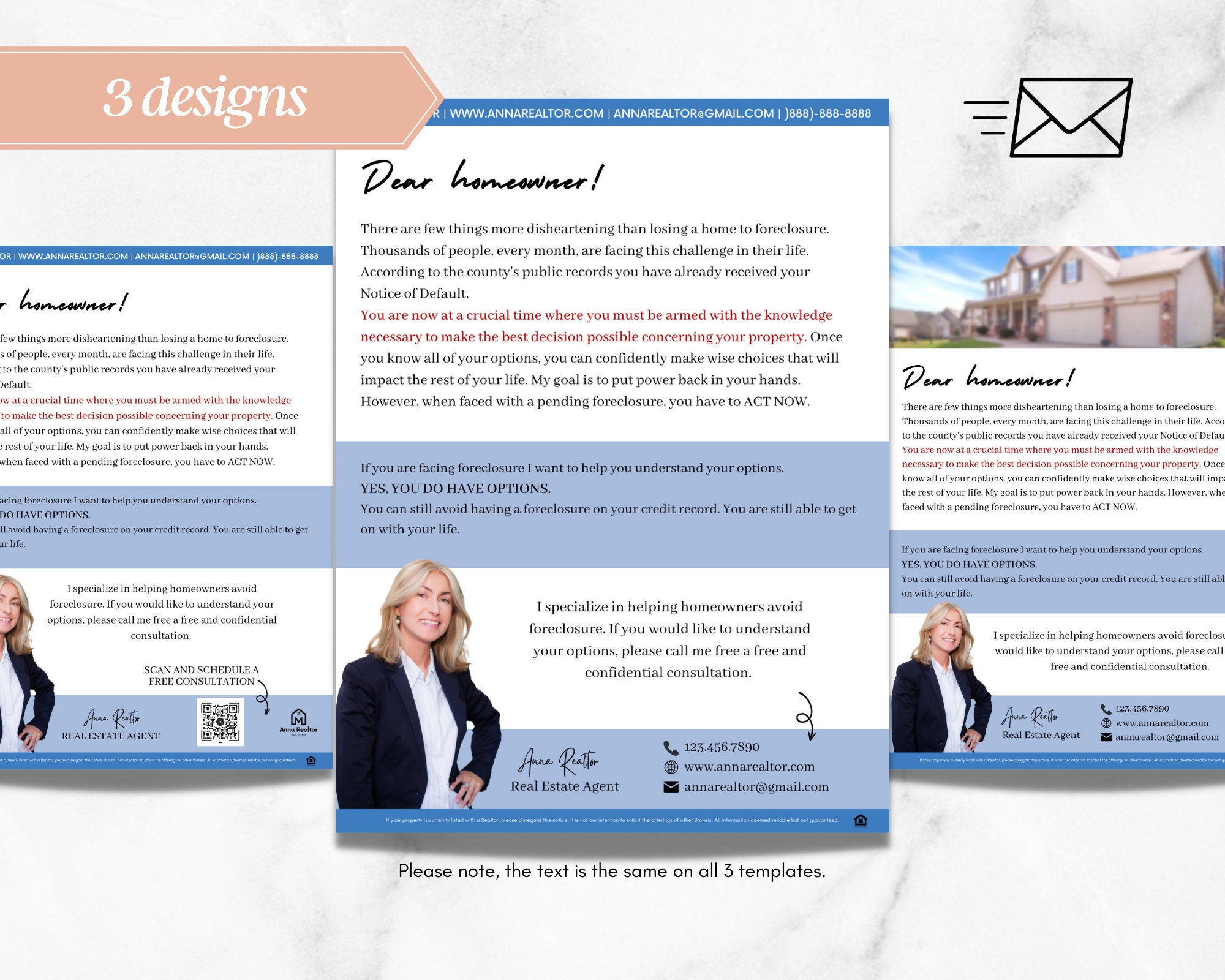 Foreclosure Letters Pre-closure Handout Pre-closure - Etsy