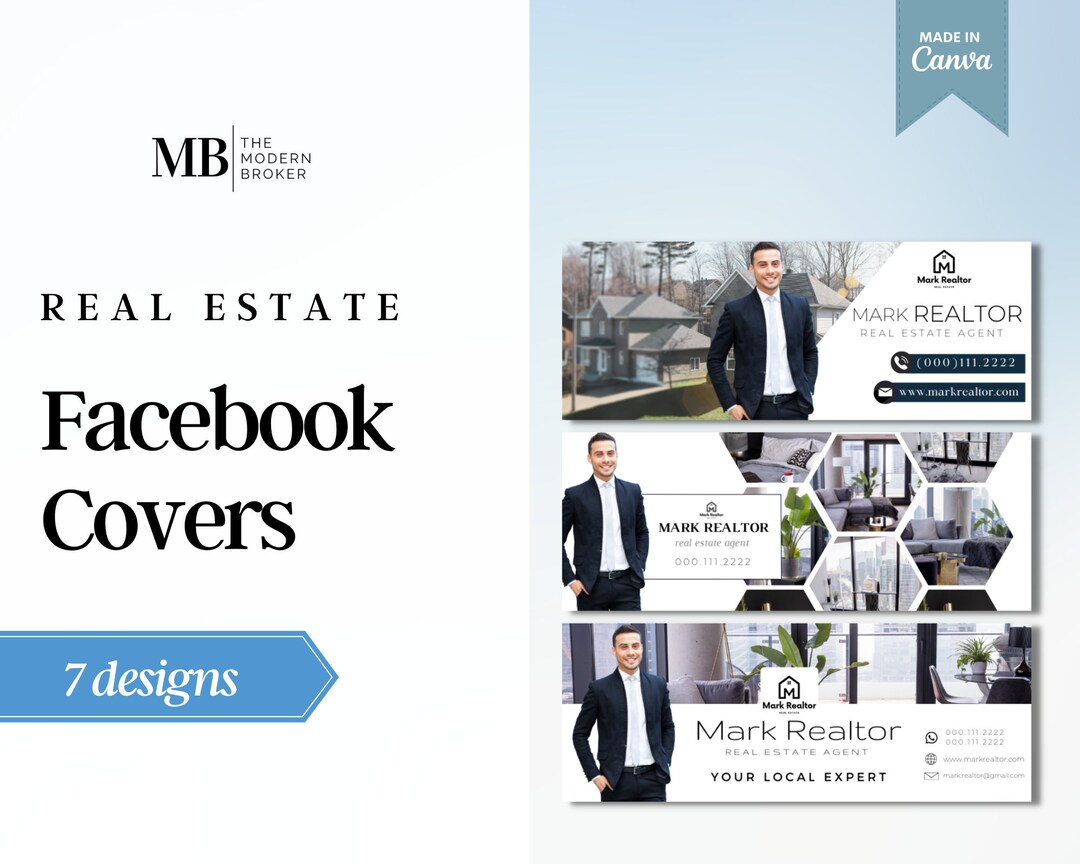 Realtor Facebook Cover Templates | 7 Templates | Real Estate Facebook ...