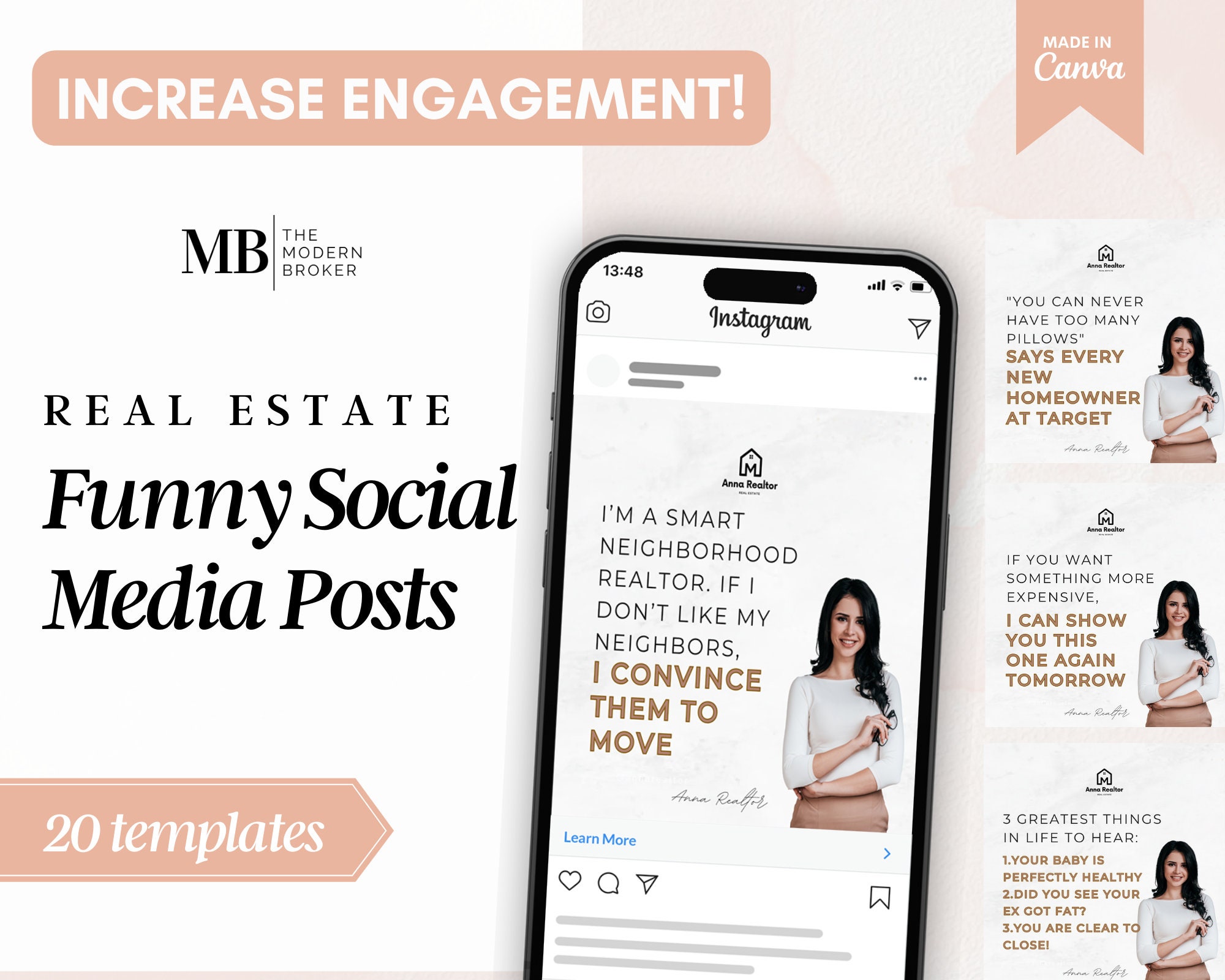 Funny Real Estate Posts 20 Instagram Posts Funny Real - Etsy