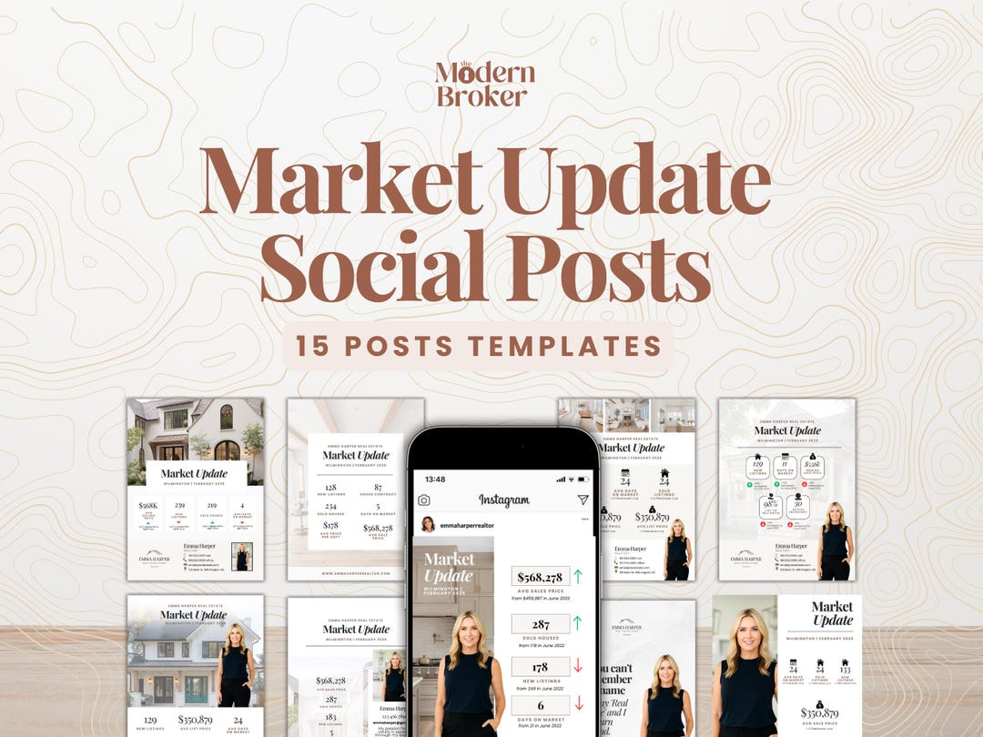 Market Update Instagram Post, 15 Realtor Market Update, Real Estate ...