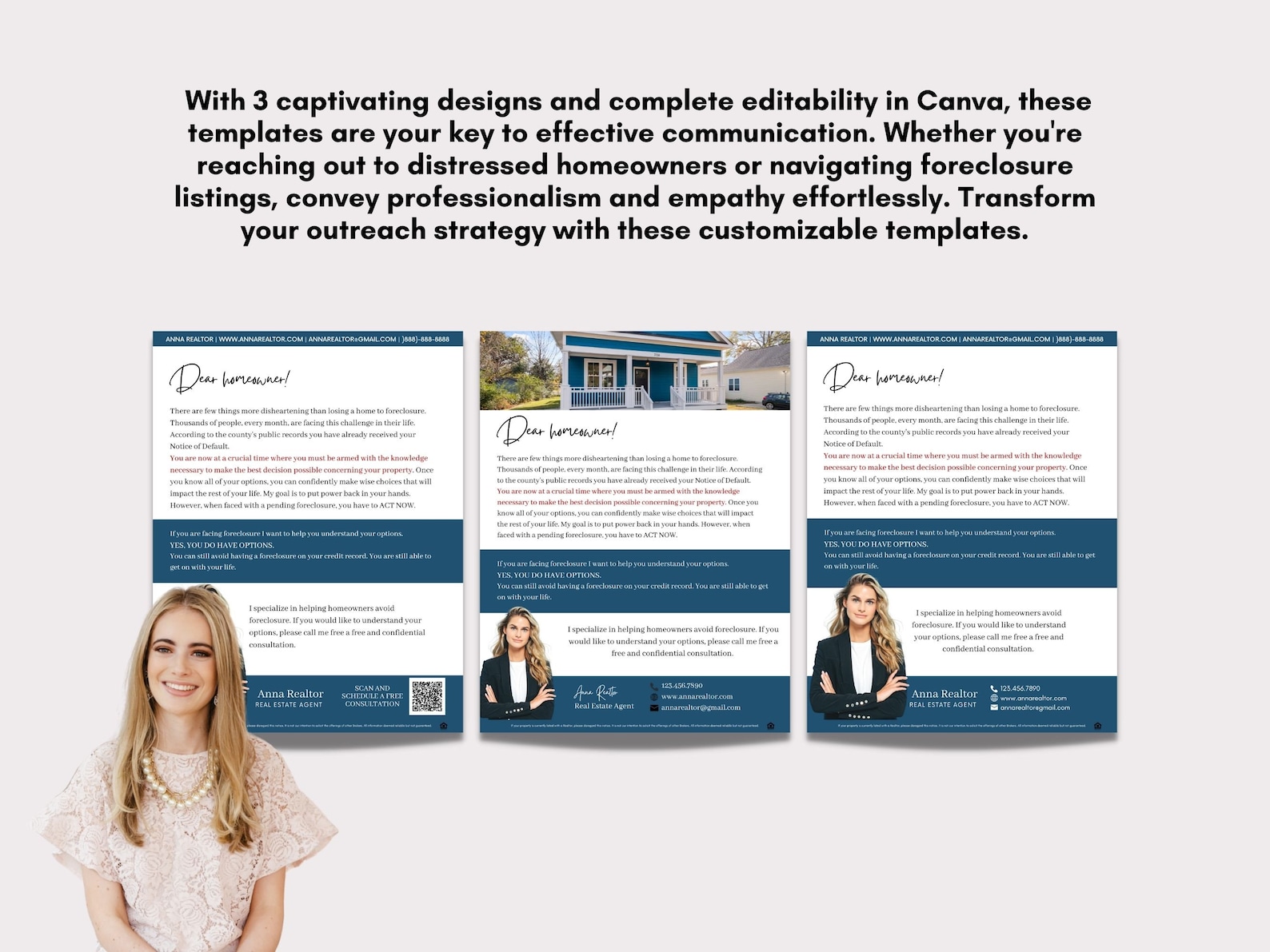 Foreclosure Letters | Pre-closure Handout | Pre-closure Letters Real ...