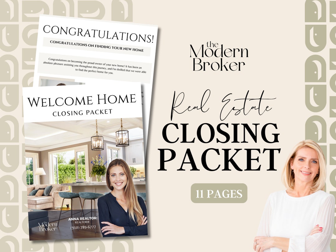 Real Estate Closing Packet | New Home Guide | Real Estate Marketing ...
